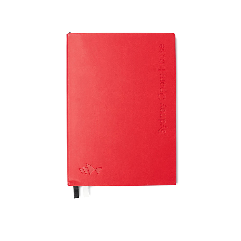 Sydney Opera House Signature Notebook - Red – Sydney Opera House Shop